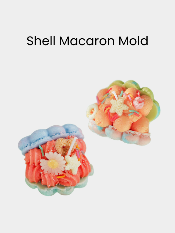Shell Macaron Mold ∙ Set of 2 — FUNCANDLES